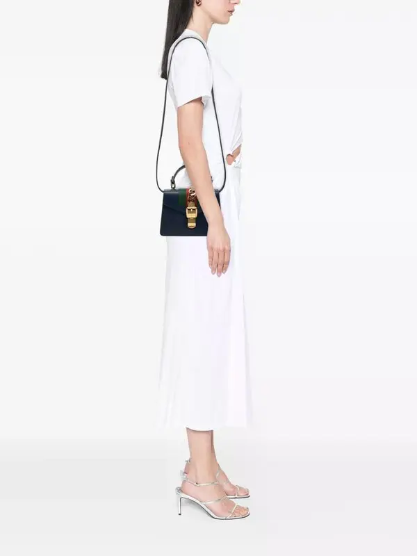 Gucci Mini Leather Sylvie Satchel