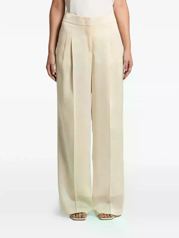 Peserico Pleated Linen Trousers