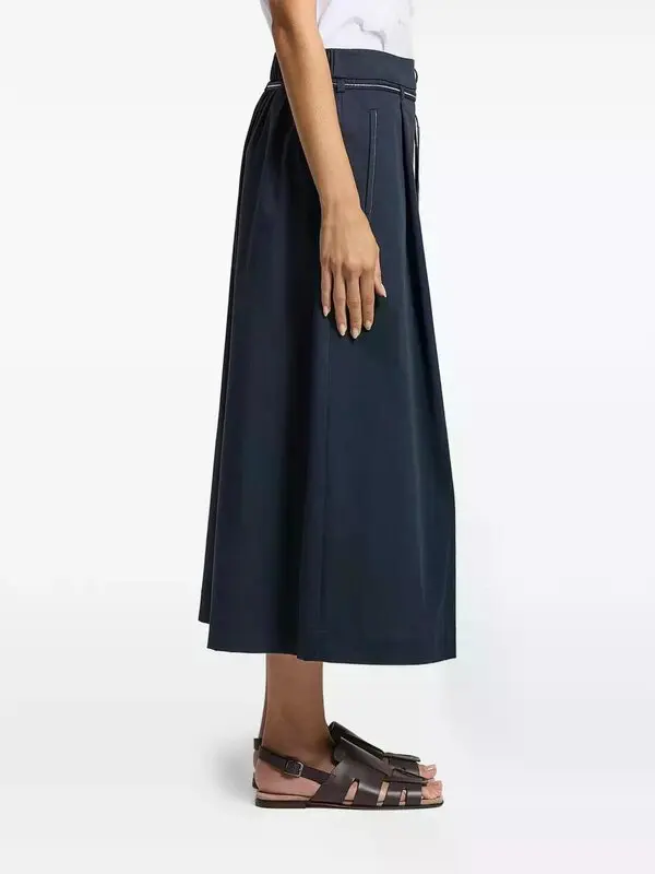 Peserico Tie-detailed Midi Skirt