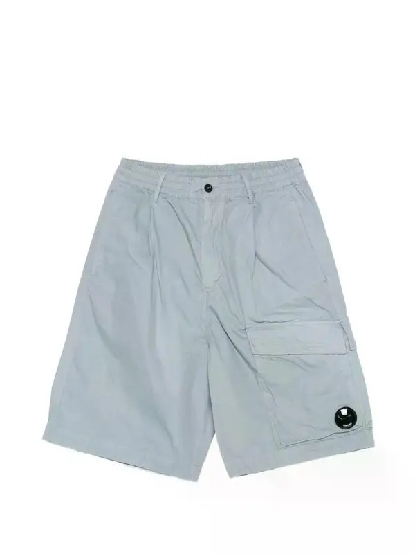 C.P. COMPANY Micro-reps Cargo Cotton Shorts - Blue