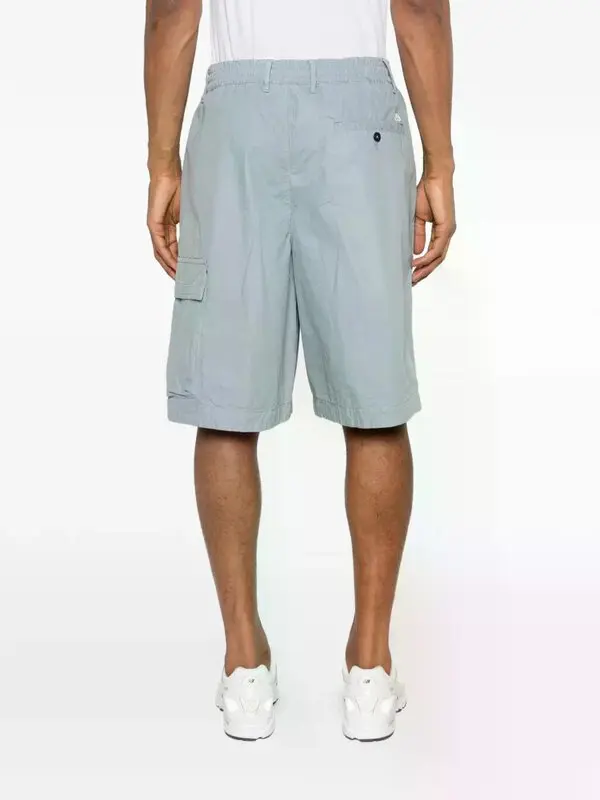 C.P. COMPANY Micro-reps Cargo Cotton Shorts - Blue