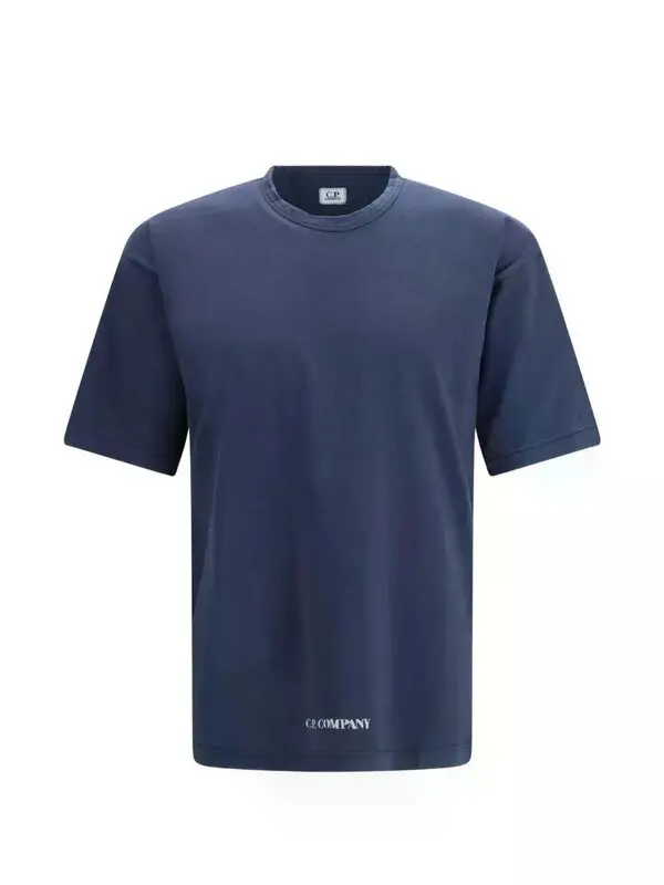 C.P. COMPANY Logo-print T-shirt - Blue