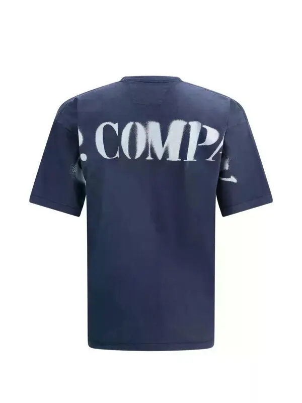 C.P. COMPANY Logo-print T-shirt - Blue
