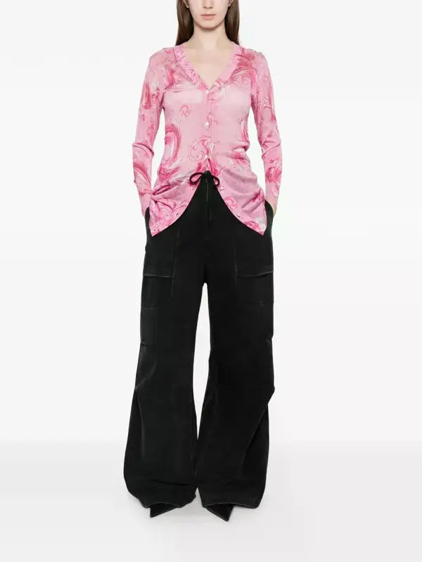 Versace Buttoned Cardigan