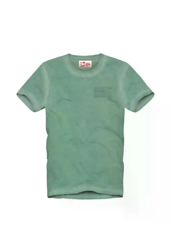 MC2 SAINT BARTH Portofino Logo-embossed T-shirt - Green
