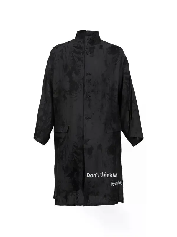 Yohji Yamamoto Floral Buttoned Coat
