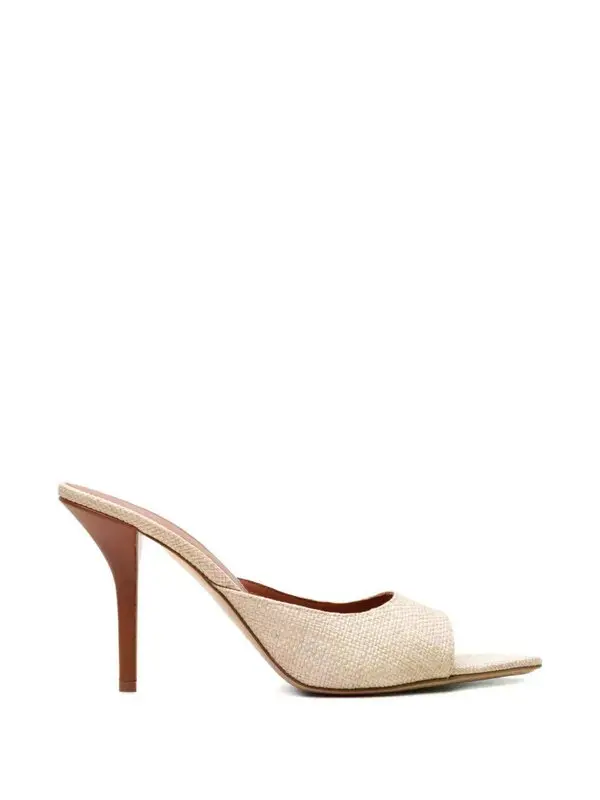 GIABORGHINI Point-toe Raffia Sandals
