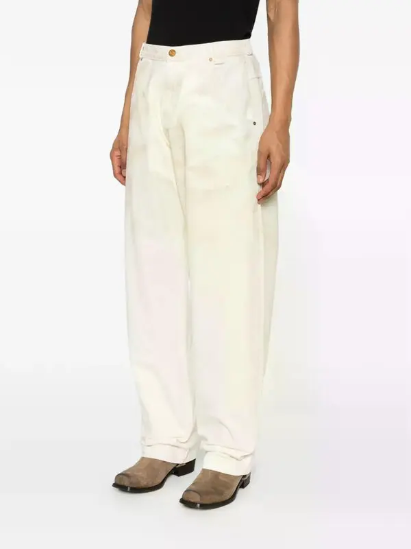 WILLY CHAVARRIA Button-fastening Wide Leg Jeans
