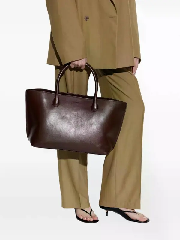 Lié Studio Grace Leather Tote Bag - Brown