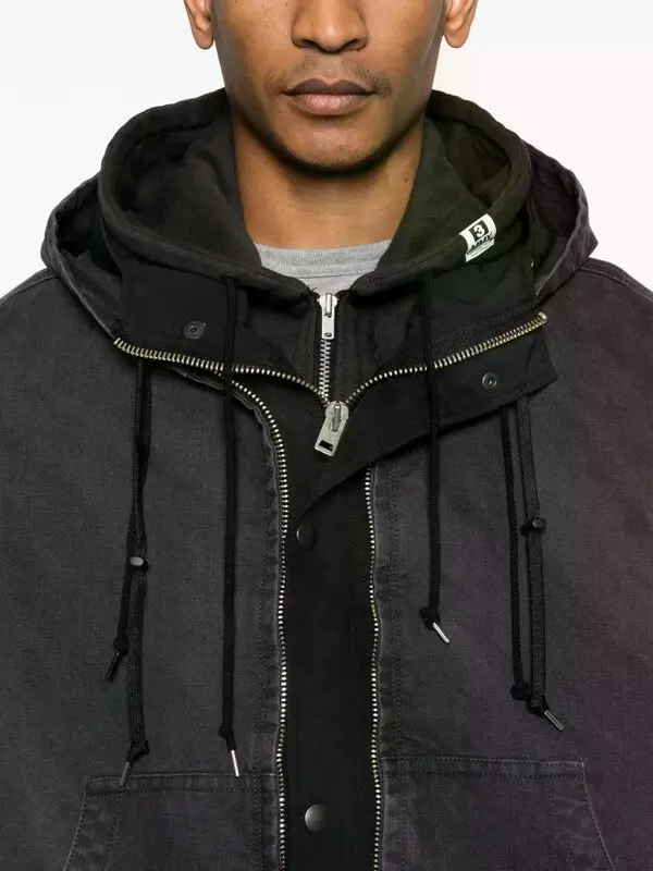 Mihara Yasuhiro Hooded Zip Coat