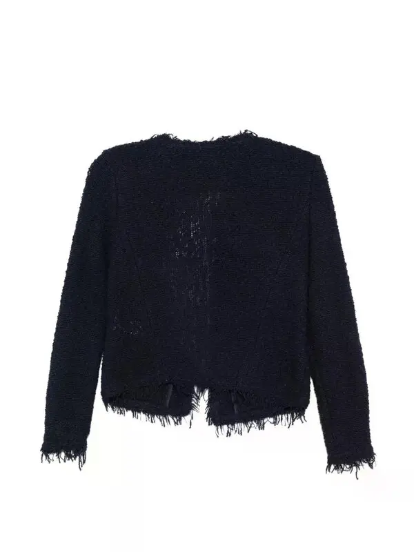 IRO PARIS Frayed Jacket - Blue