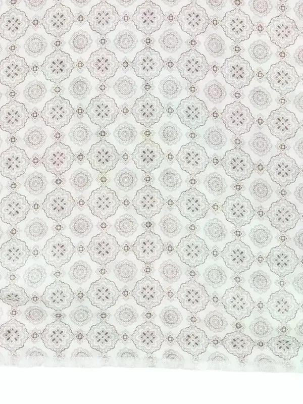 DELL'OGLIO Creta Geometric-patterned Scarf