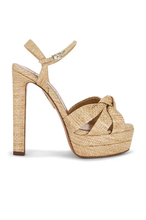 AQUAZZURA Nina Sanda Plateau 130 Sandal
