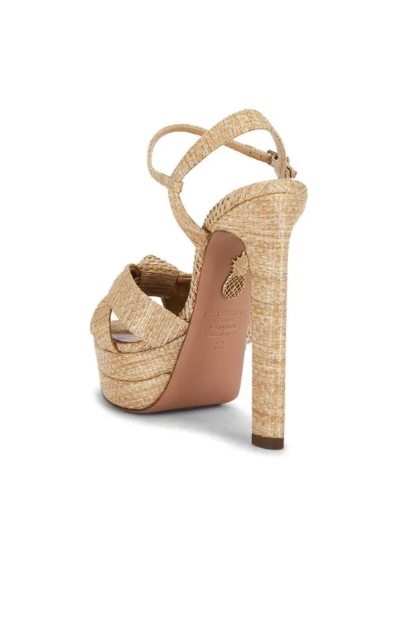 AQUAZZURA Nina Sanda Plateau 130 Sandal