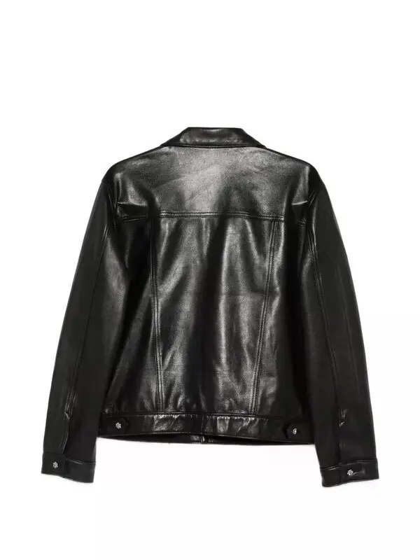 ERNEST W. BAKER Multiple-pockets Leather Jacket