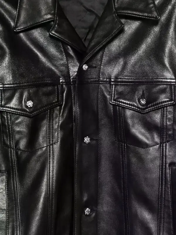 ERNEST W. BAKER Multiple-pockets Leather Jacket