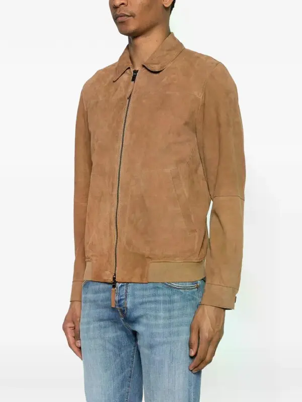 BULLY Zip-up Suede Jacket