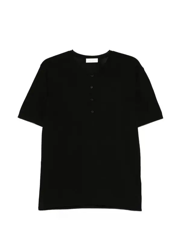 ROBERTO COLLINA Button Knitwear - Black