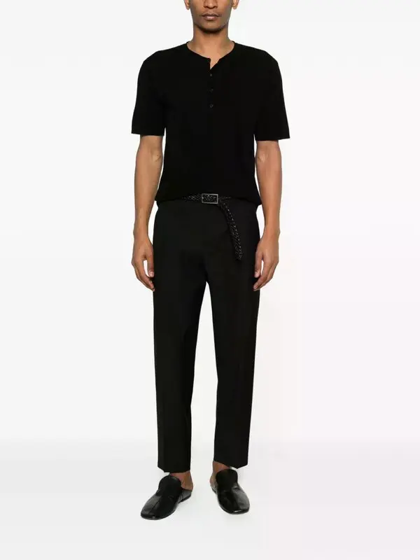 ROBERTO COLLINA Button Knitwear - Black