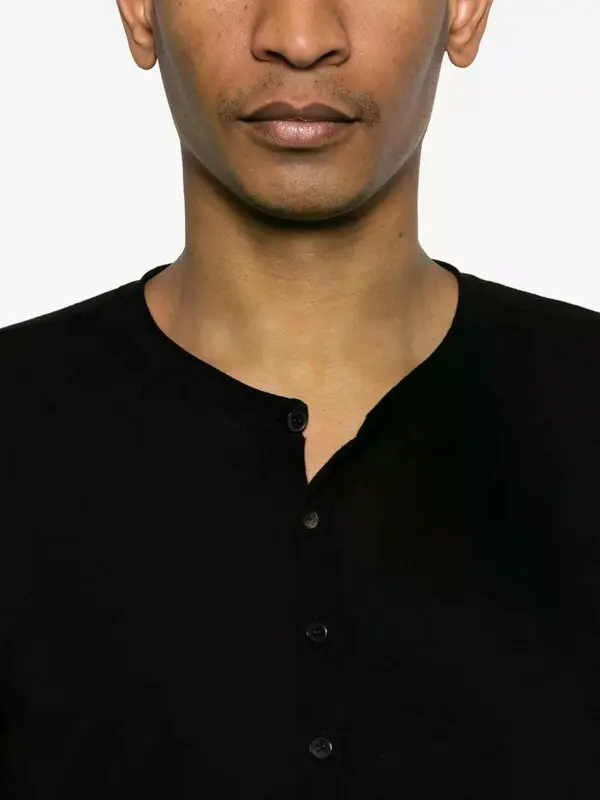 ROBERTO COLLINA Button Knitwear - Black