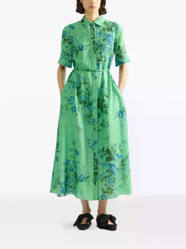 Erdem Floral-pattern Midi Dress