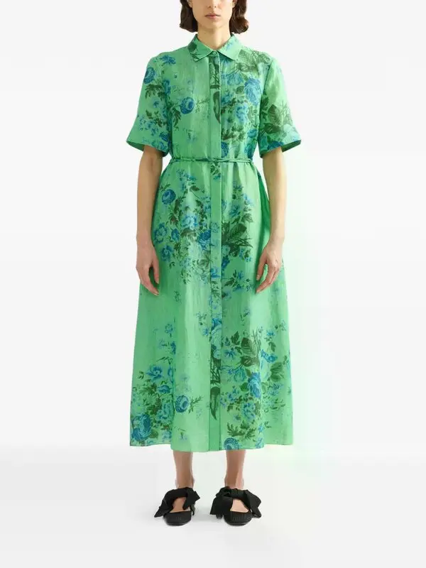 Erdem Floral-pattern Midi Dress