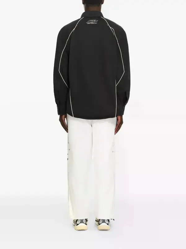Off-White Owr Piped Cotton Shirt - Black