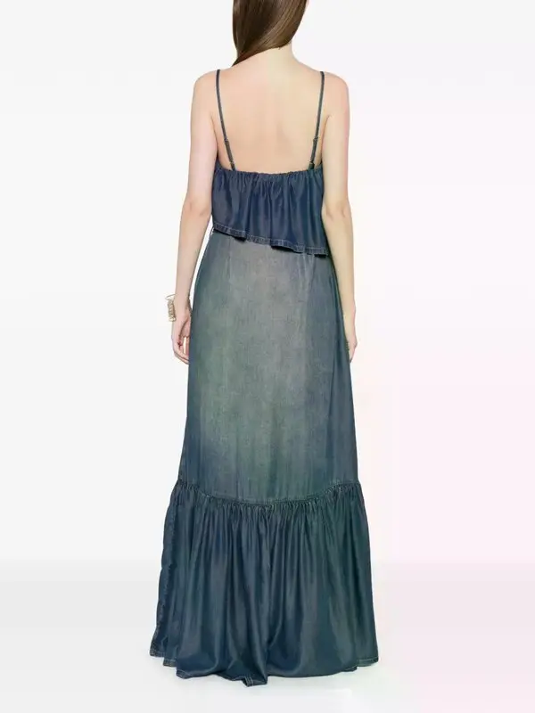 Pinko Denim Maxi Dress