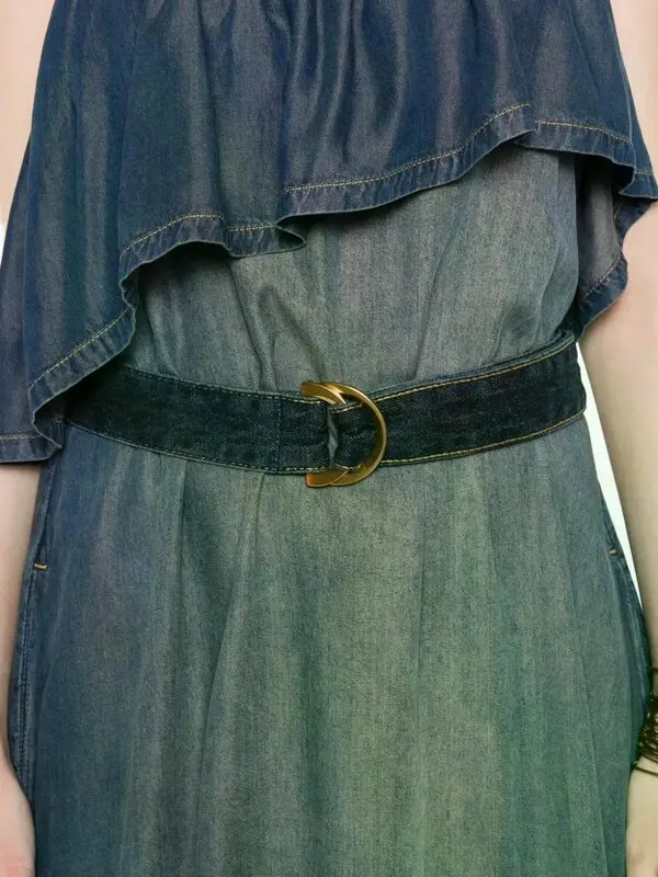 Pinko Denim Maxi Dress