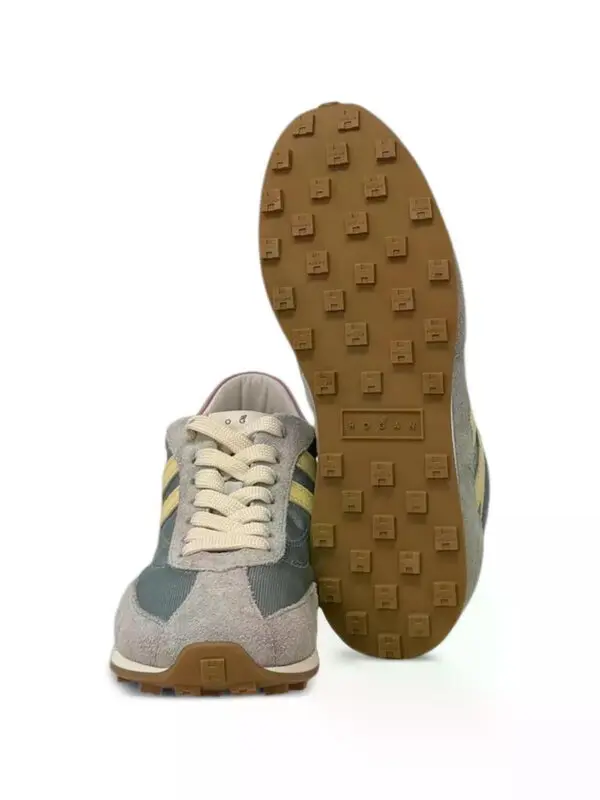 Hogan H699 Panelled Sneakers - Grey