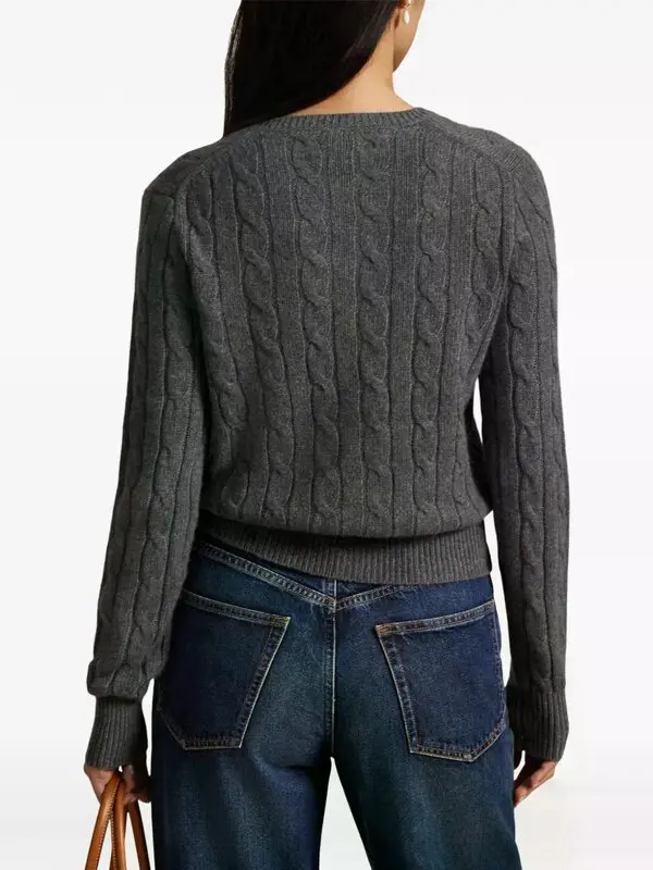 Polo Ralph Lauren Cable-knit Crewneck Cardigan