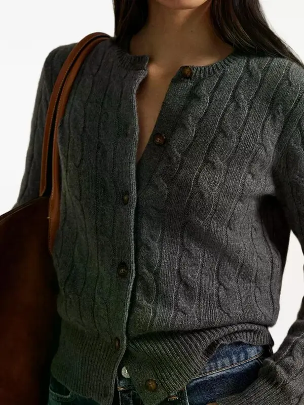 Polo Ralph Lauren Cable-knit Crewneck Cardigan