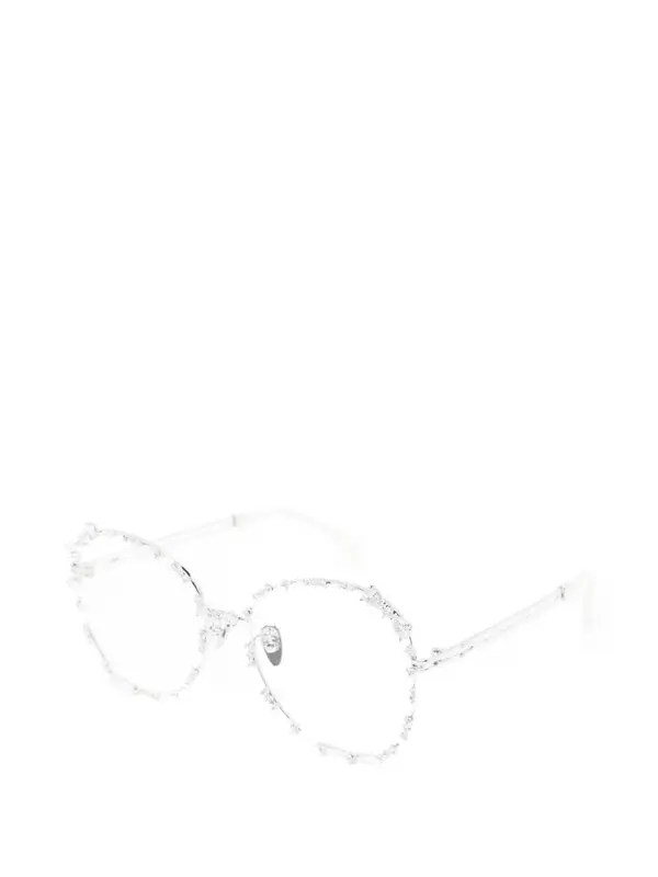 YVMIN Embellished Round-frame Glasses