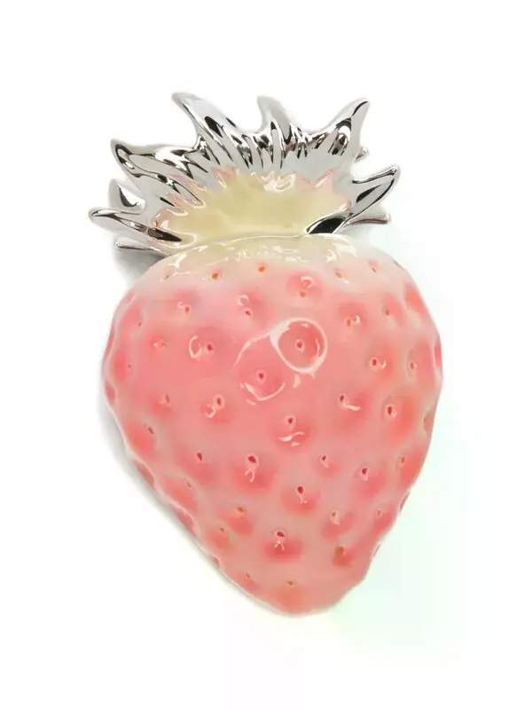 YVMIN Strawberry Charm Hair Clip - Silver