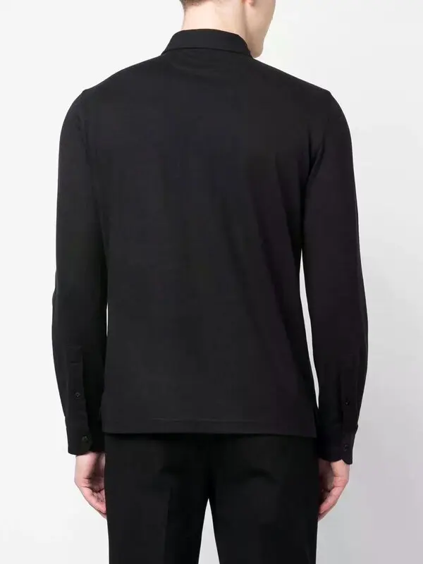 TOM FORD Button-front Long-sleeved Polo Shirt