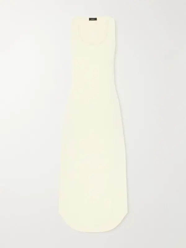 Wardrobe.NYC Matte Crepe Maxi Dress - Yellow