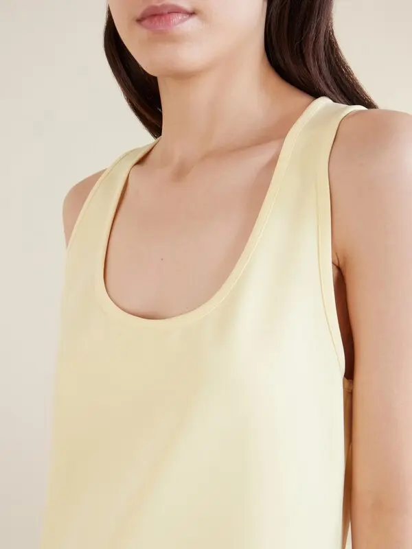Wardrobe.NYC Matte Crepe Maxi Dress - Yellow