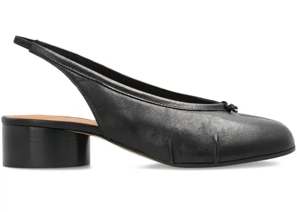 MAISON MARGIELA Tabi Ballerina Slingbacks - Black