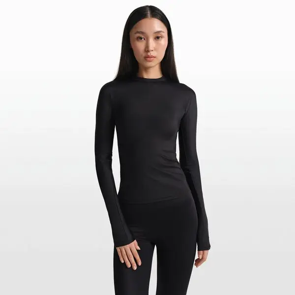 SKIMS Long Sleeve Crew Neck Top