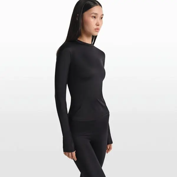SKIMS Long Sleeve Crew Neck Top