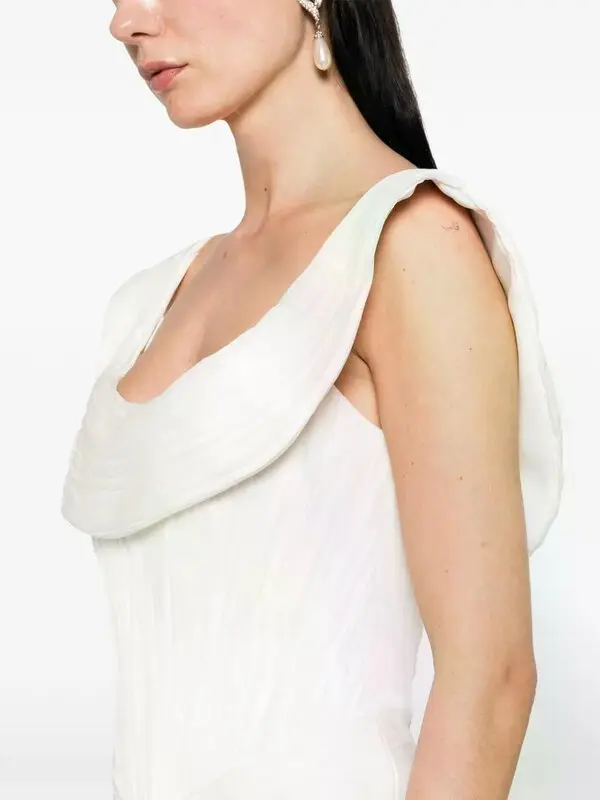M.MARQUISE Elva Draped Maxi Dress