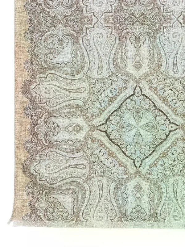DELL'OGLIO Salina Paisley Scarf