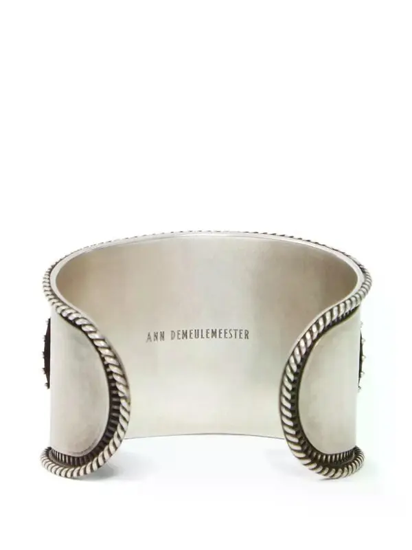 ANN DEMEULEMEESTER Engraved Cuff Bracelet