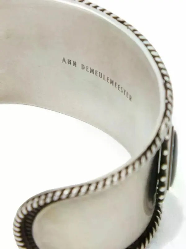 ANN DEMEULEMEESTER Engraved Cuff Bracelet