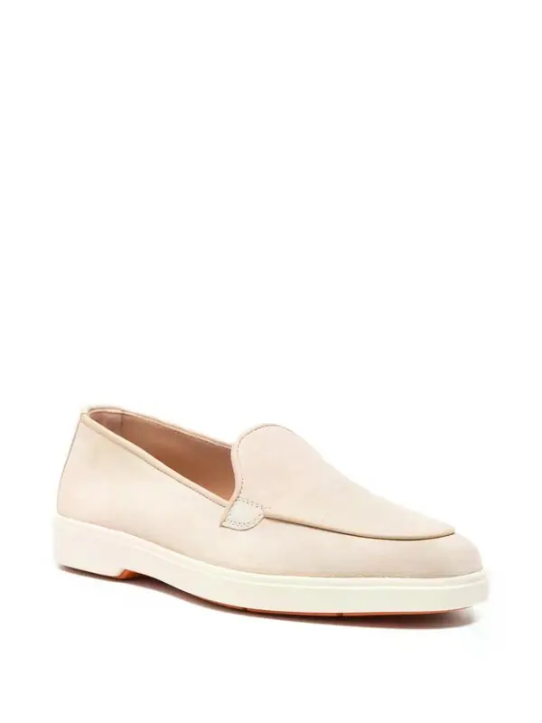 Santoni Suede Loafers