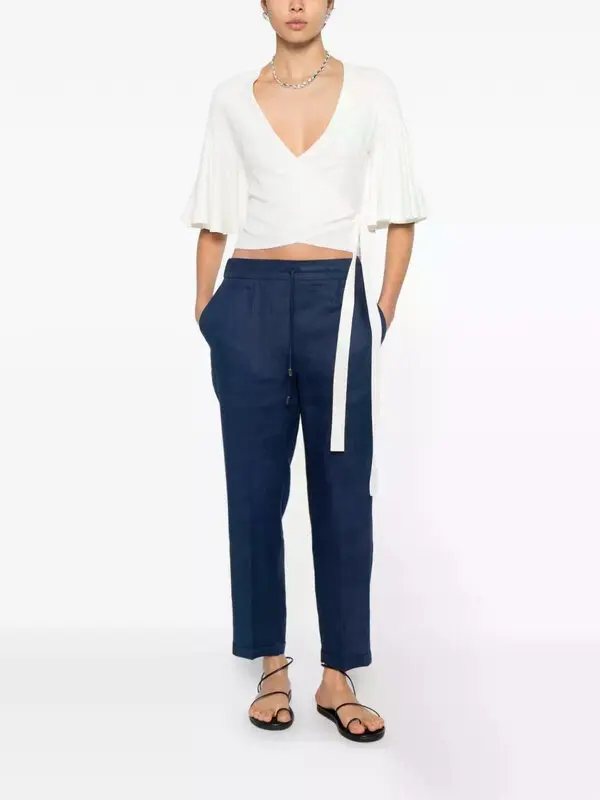 Amina Rubinacci Milo Drawstring-fastening Trousers