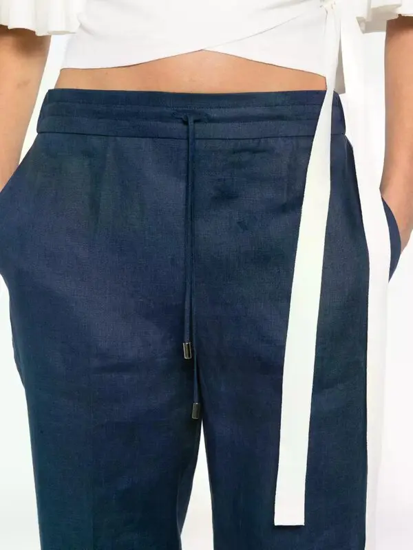 Amina Rubinacci Milo Drawstring-fastening Trousers