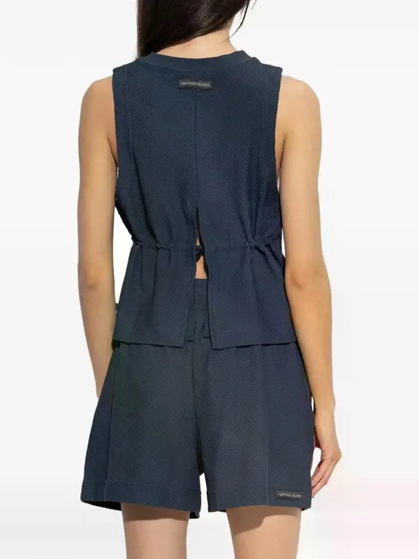 RETHINKIT STUDIOS Mesh Tank Top - Blue