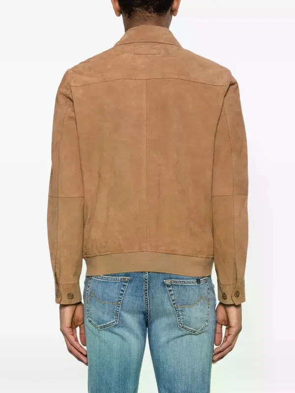 BULLY Zip-up Suede Jacket