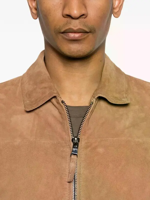 BULLY Zip-up Suede Jacket
